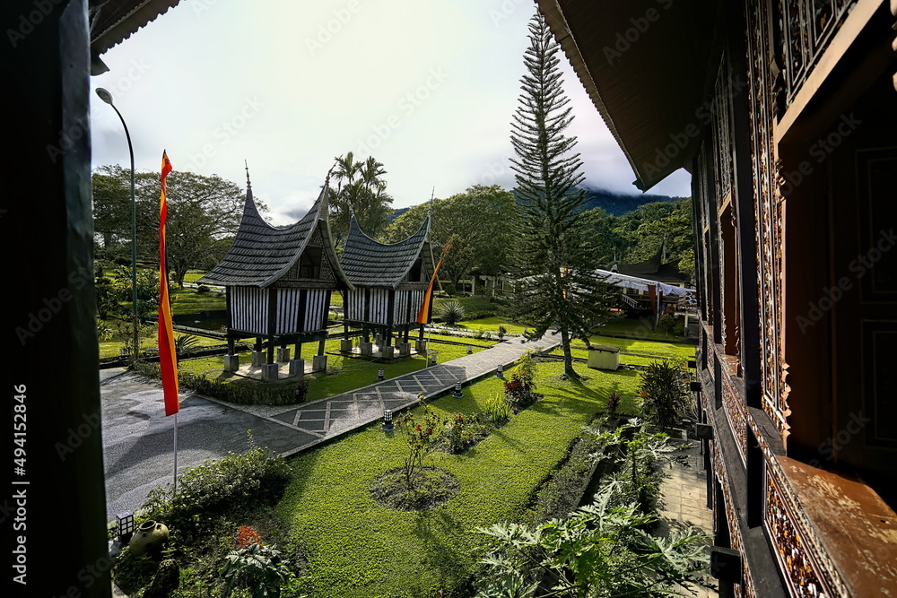 Museum of Minangkabau Culture in North Sumatra, Indonesia Stock Photo ...