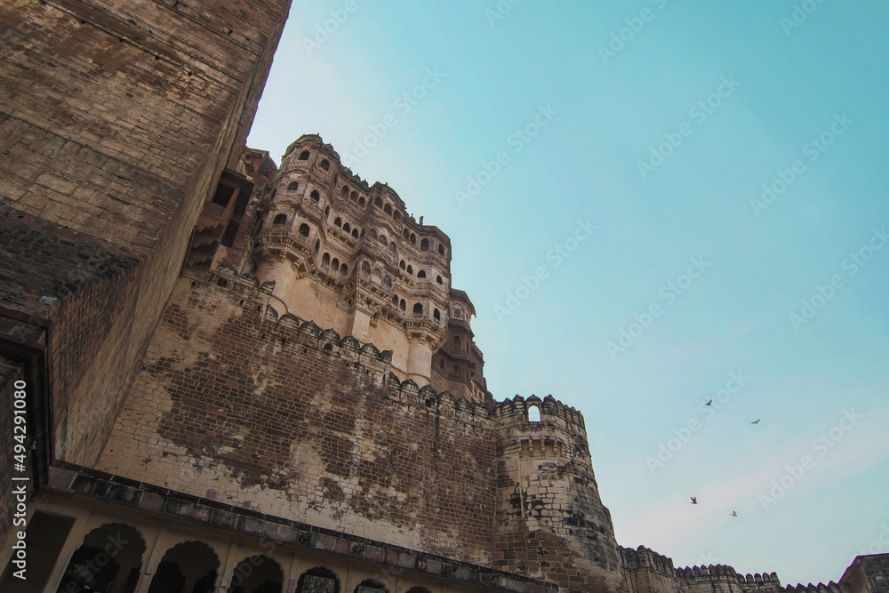 Rajasthan India architecture. Incredible Indian landscapes. Stock Photo ...
