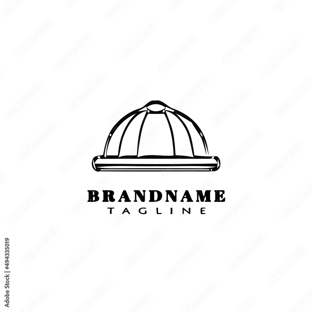 bonnet logo unique template icon black isolated vector illustration ...