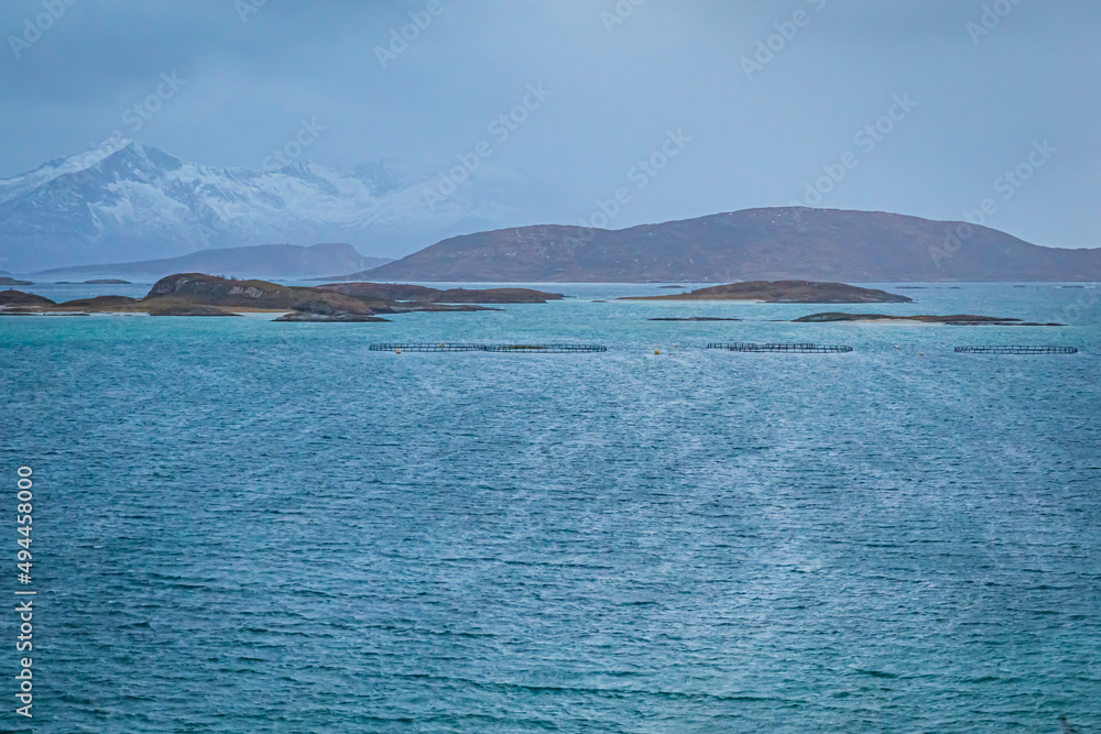 Sommaroy and Kvaloya (Whale Island) is an islands in Tromso ...