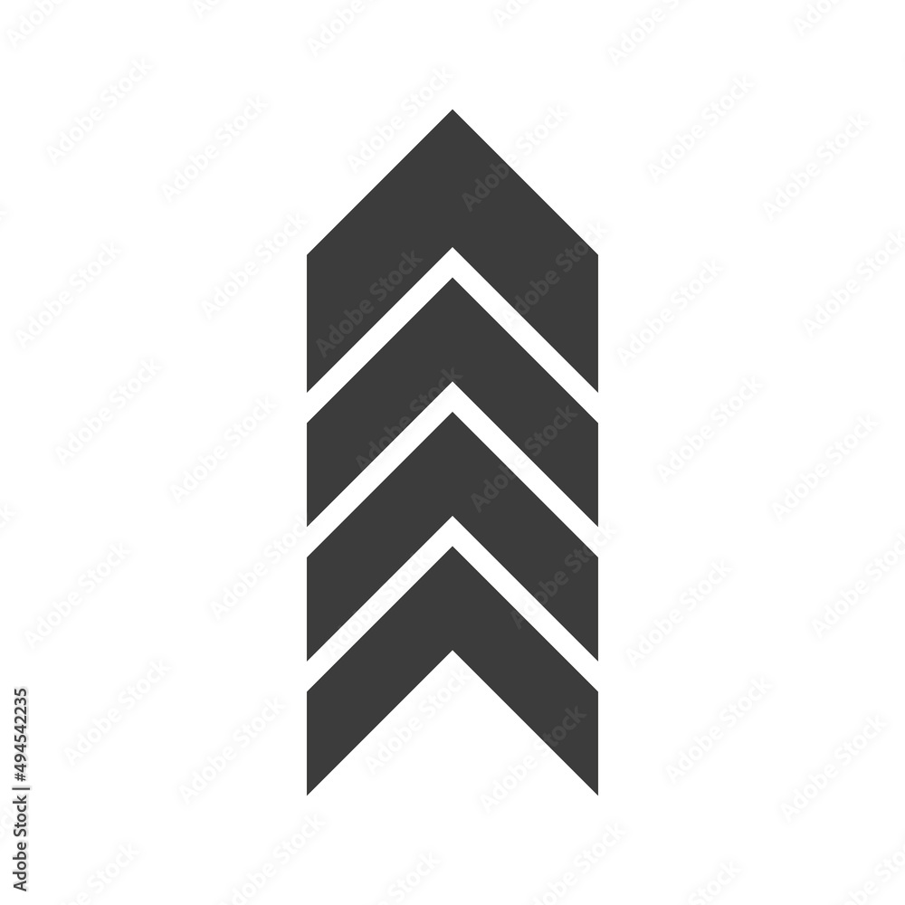 Arrow icons group. Set of black arrows symbols with blend effect ...