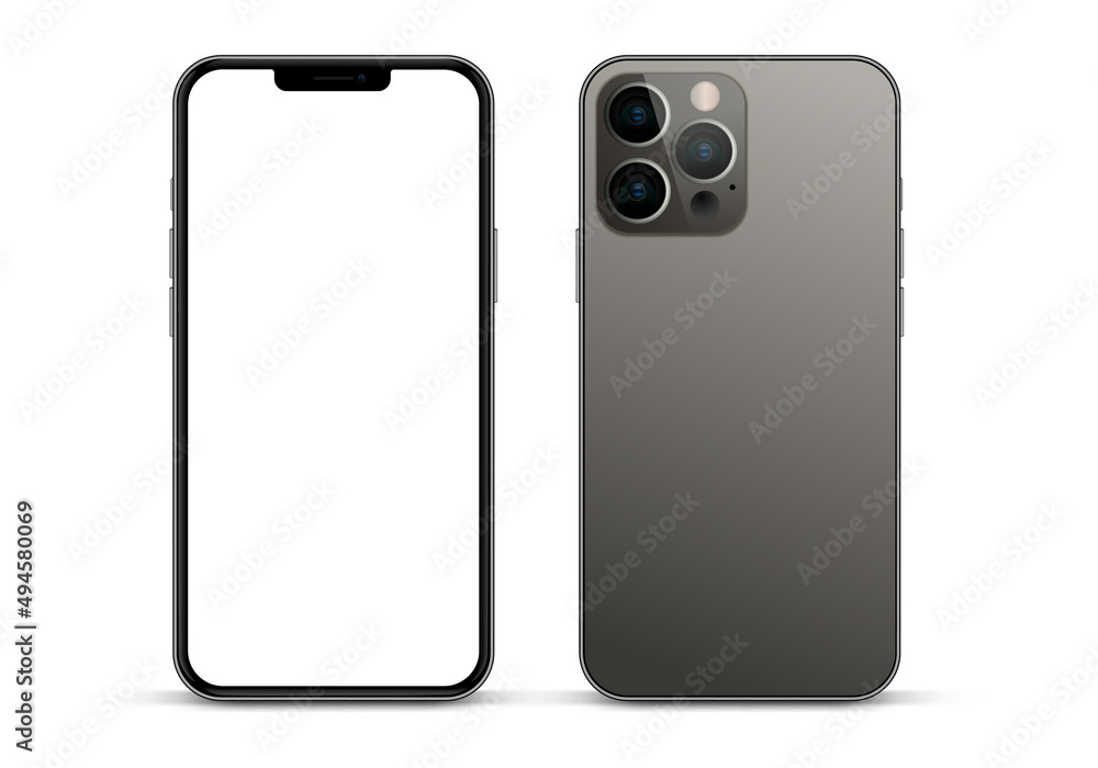 3d high quality vector smartphone mockups iPhone 13 pro. Ultra ...