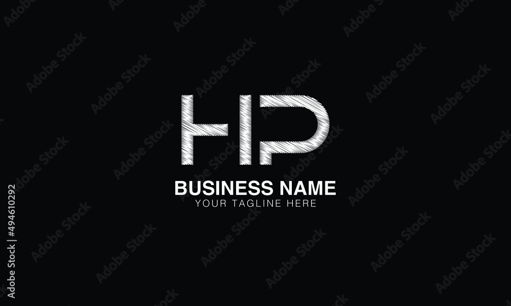 HP P hp initial logo | initial based abstract modern minimal creative ...