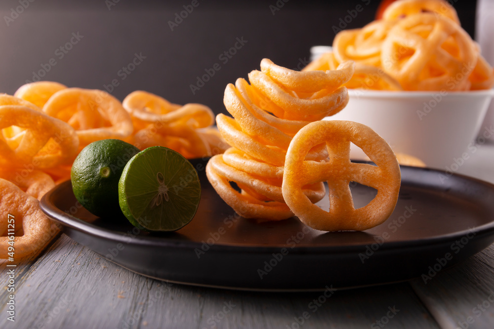 Chicharrones de Harina. Also known as duros, duritos, Mexican wagon ...