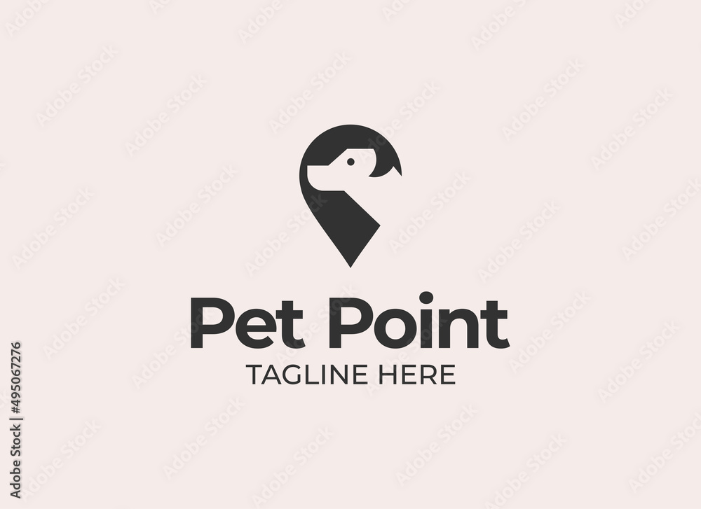 Pet Zone Point icon. Trendy Pet Zone Point logo concept on transparent ...