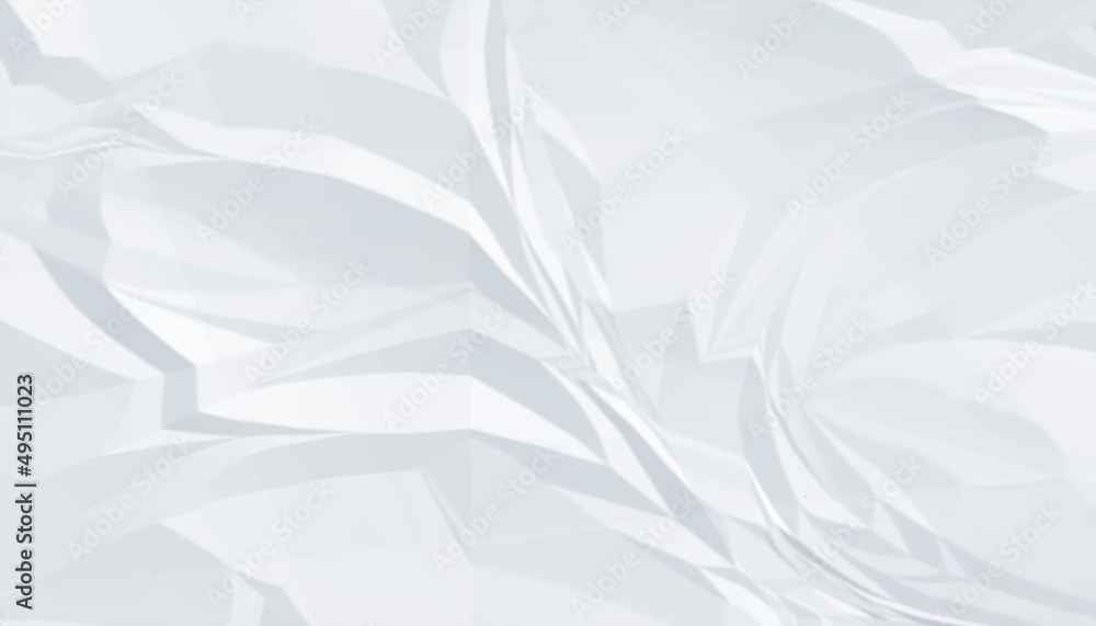 wrinkles white crumples paper texture background Stock Vector | Adobe Stock