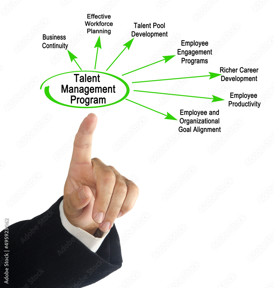 Components of Talent Management Program Stock Photo | Adobe Stock