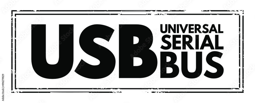 USB Universal Serial Bus - common interface that enables communication ...