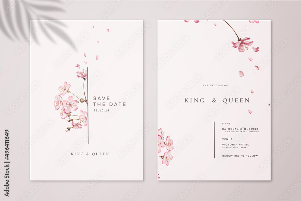 Japanese wedding invitation 60 photos - Astyledwedding.com