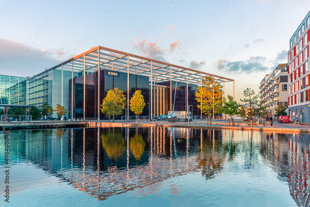 Building of DR Byen - the headquarters of the Danish Broadcasting ...