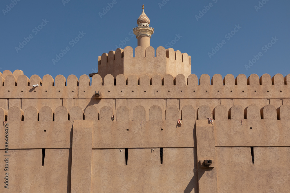 Architecture in the city of Nizwa, which is located in the Sultanate of ...