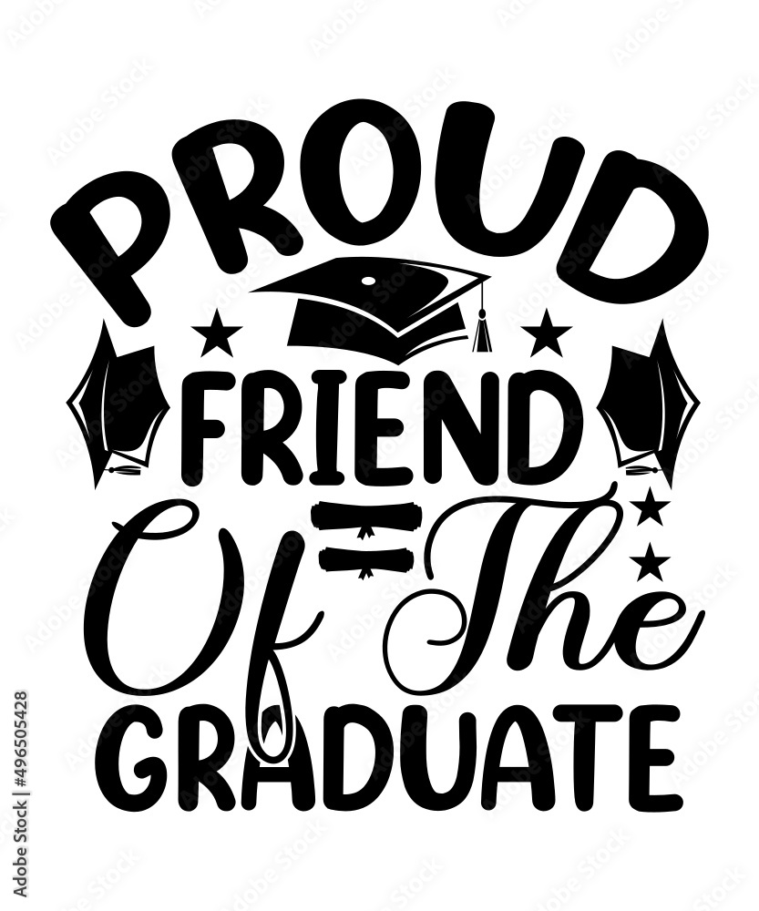 Image vectorielle Stock Graduation svg Bundle, Proud of the Graduate ...