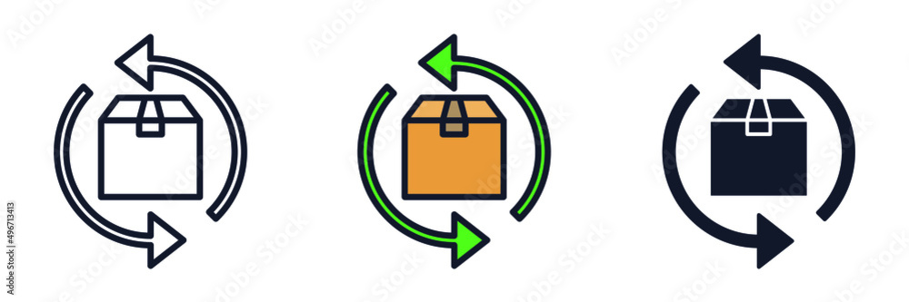 order processing icon symbol template for graphic and web design ...