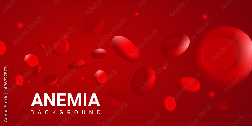 Blood anemia background cell hematology red template. Anemia blood ...