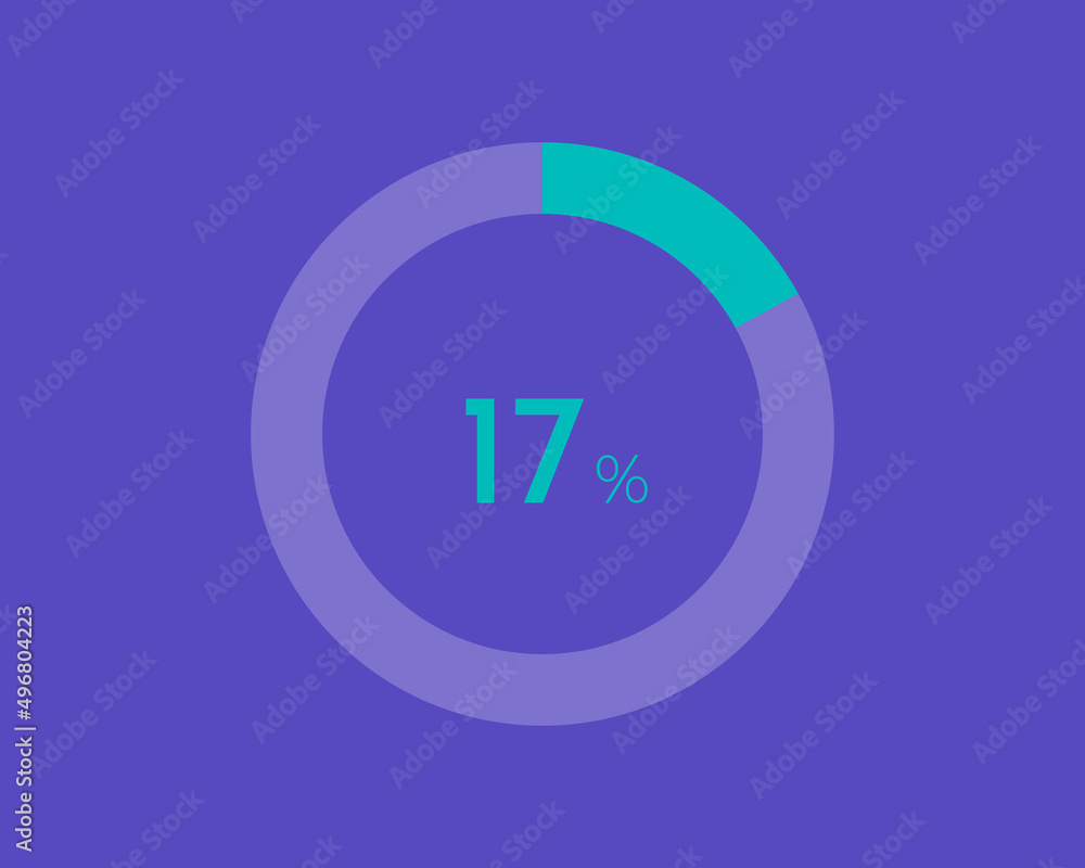 17 Percentage diagrams on blue color background HD, pie chart for Your ...