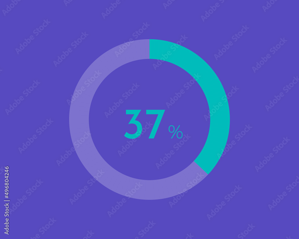 37 Percentage diagrams on blue color background HD, pie chart for Your ...