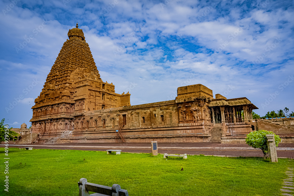 Tanjore Big Temple or Brihadeshwara Temple was built by King Raja Raja ...