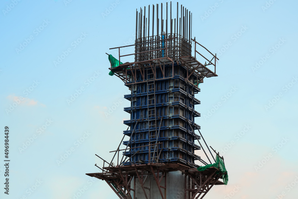 Steel Formwork (Shuttering) for Concrete poles,bridge piers ...