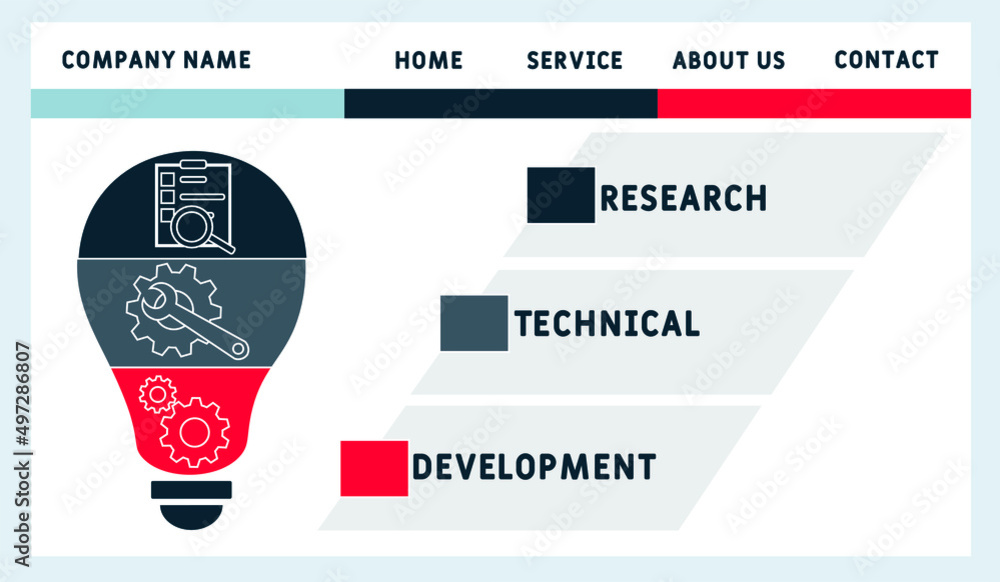 Stock-Vektorgrafik „RTD - Research Technical Development acronym ...