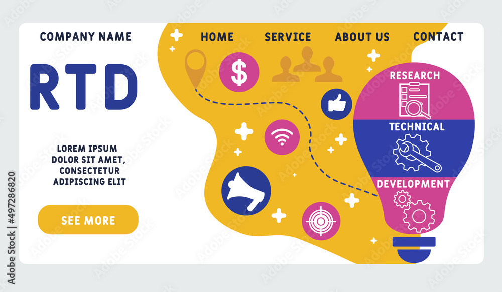 Stock-Vektorgrafik „RTD - Research Technical Development acronym ...