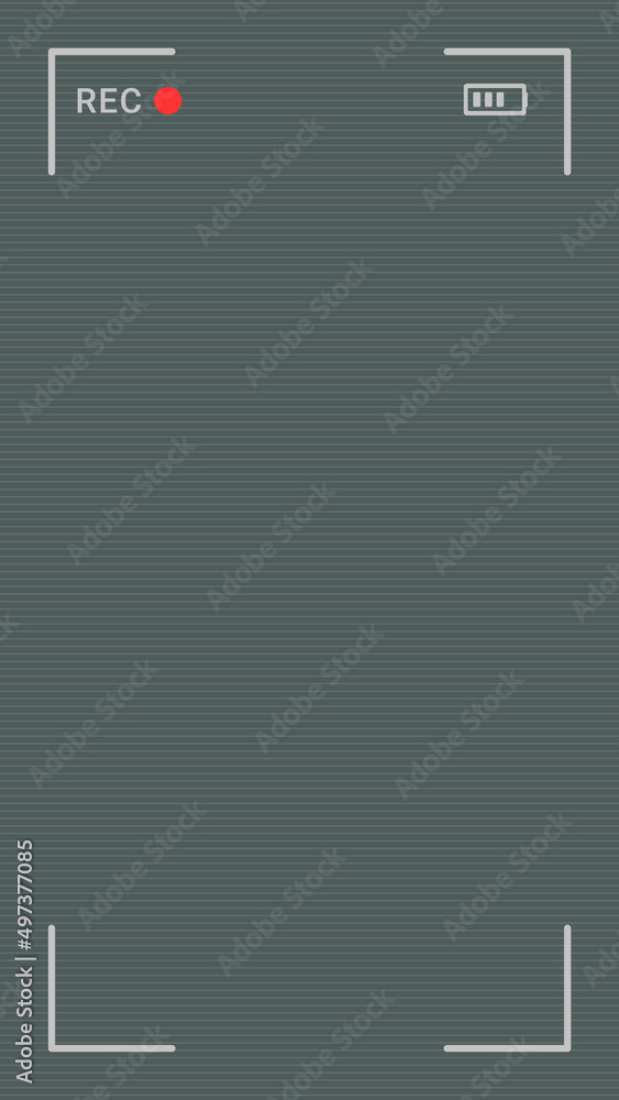 Стоковое векторное изображение «9:16 ratio video camera vertical frame ...