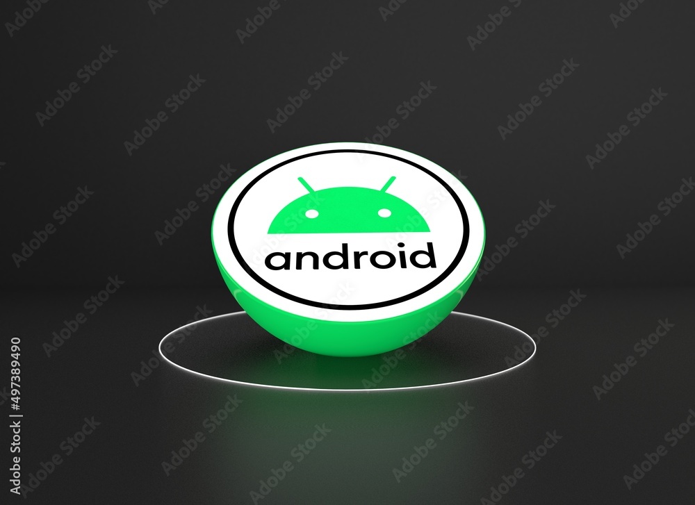 android, social media backgorund Stock Photo | Adobe Stock