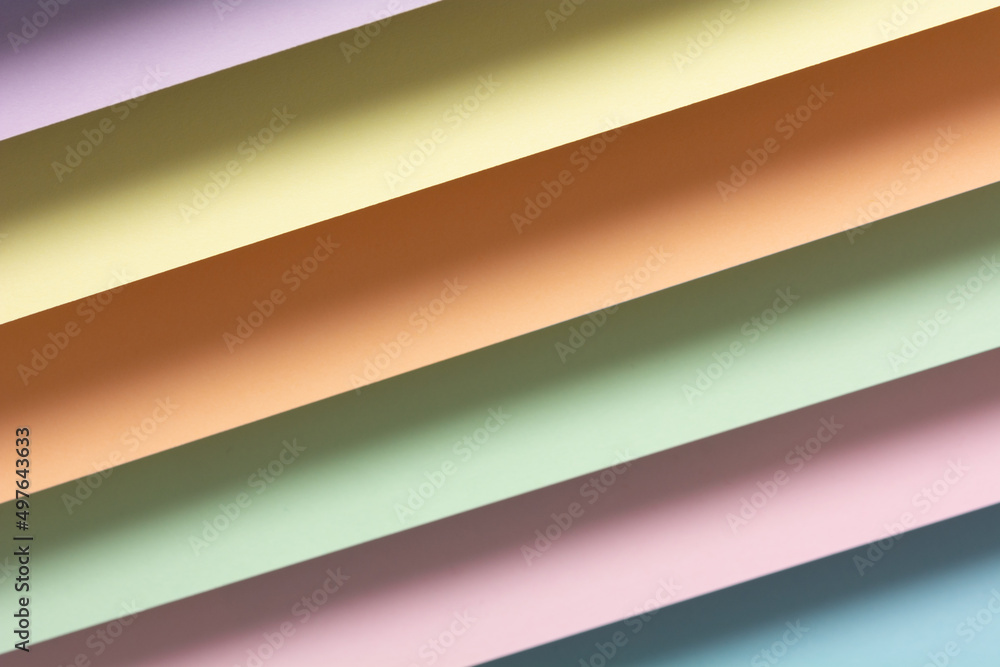Pastel color lines paper abstract background Stock Photo | Adobe Stock