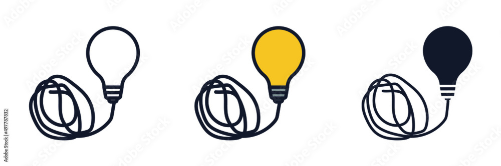 solution icon symbol template for graphic and web design collection ...