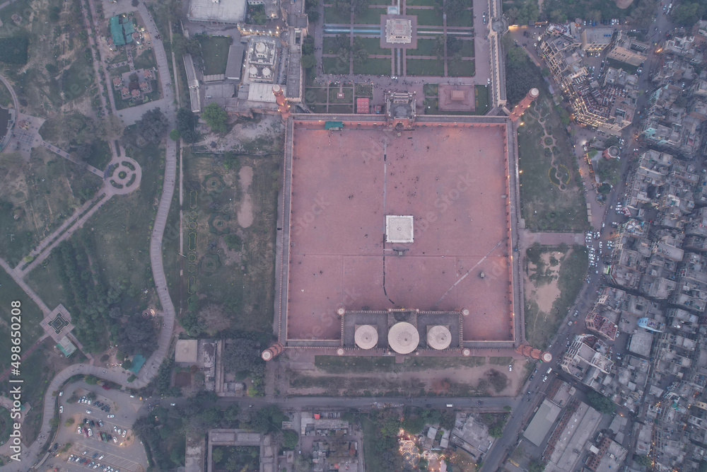 Foto de Stock Great & Beautiful Lahore City, Minto Park, Minar e ...