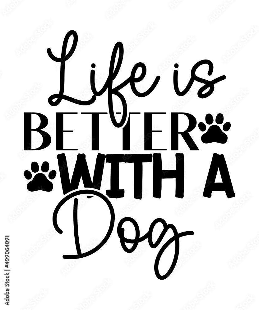 Vektor Dog SVG Bundle, Dog Lover SVG file for Cricut, Dog Quote svg cut ...