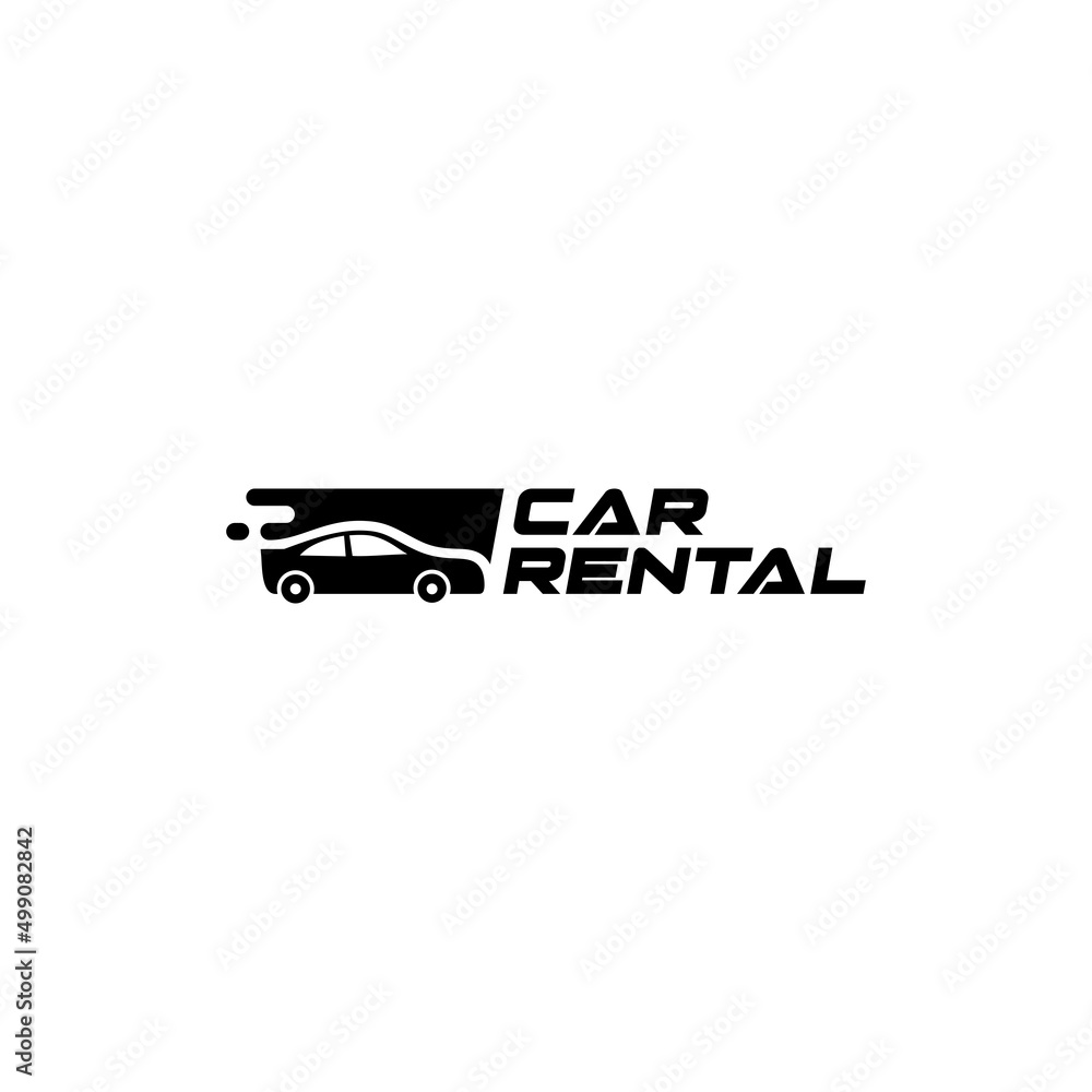 car rental logo vector design inspiration Stock Vector | Adobe Stock