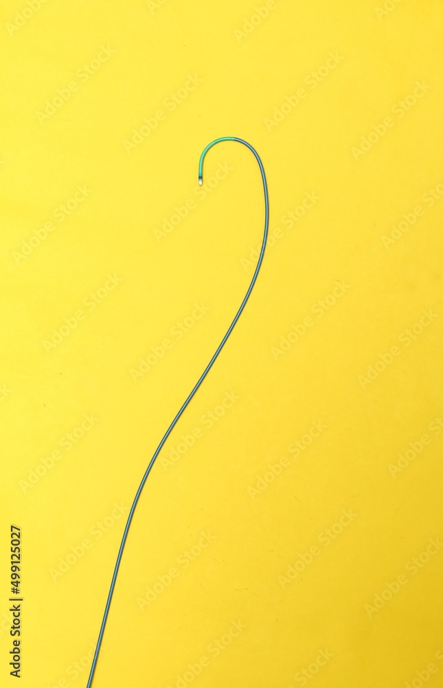 Angioplasty guiding catheter(EBU catheter) used to treat blockage in ...