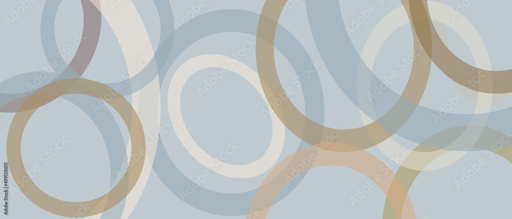 Background with circular circle shapes and other geometric shapes for a ...