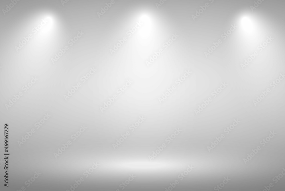 Abstract gray background. Grey gradient background blank trade show ...