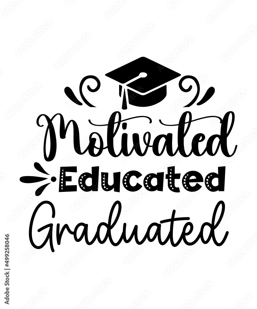 Image vectorielle Stock Graduation Svg Bundle, Graduation Shirt Svg ...