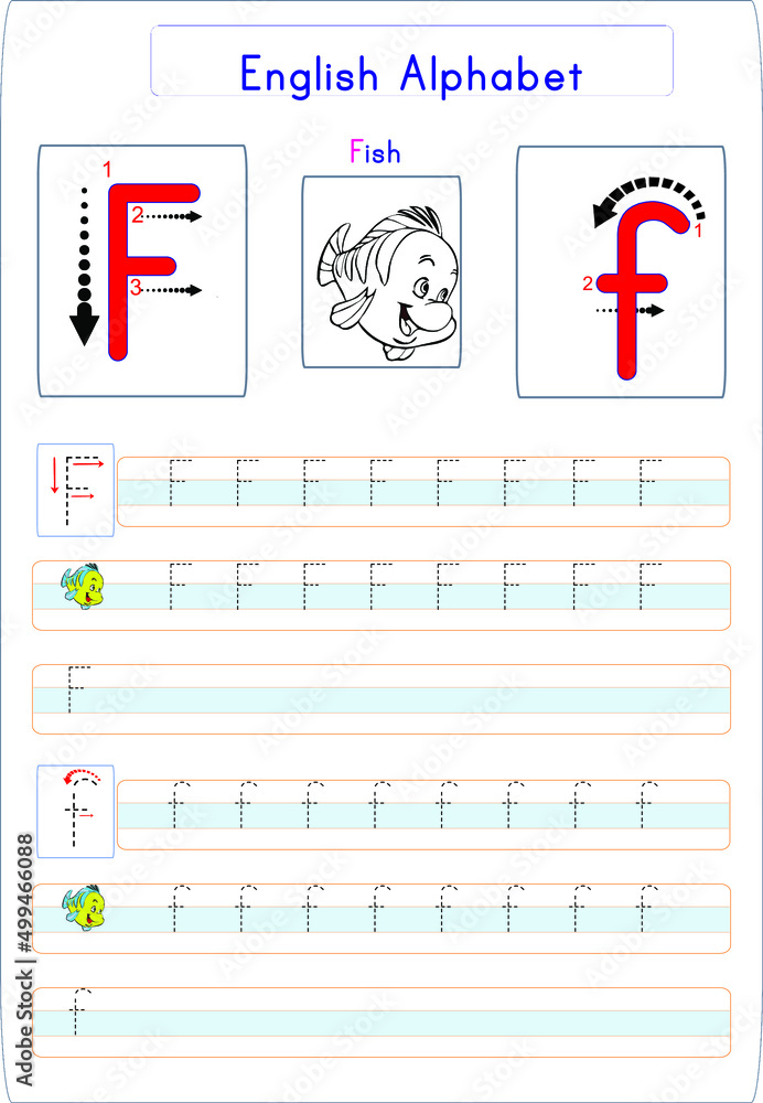 There are different worksheets where all the letters of the alphabet ...