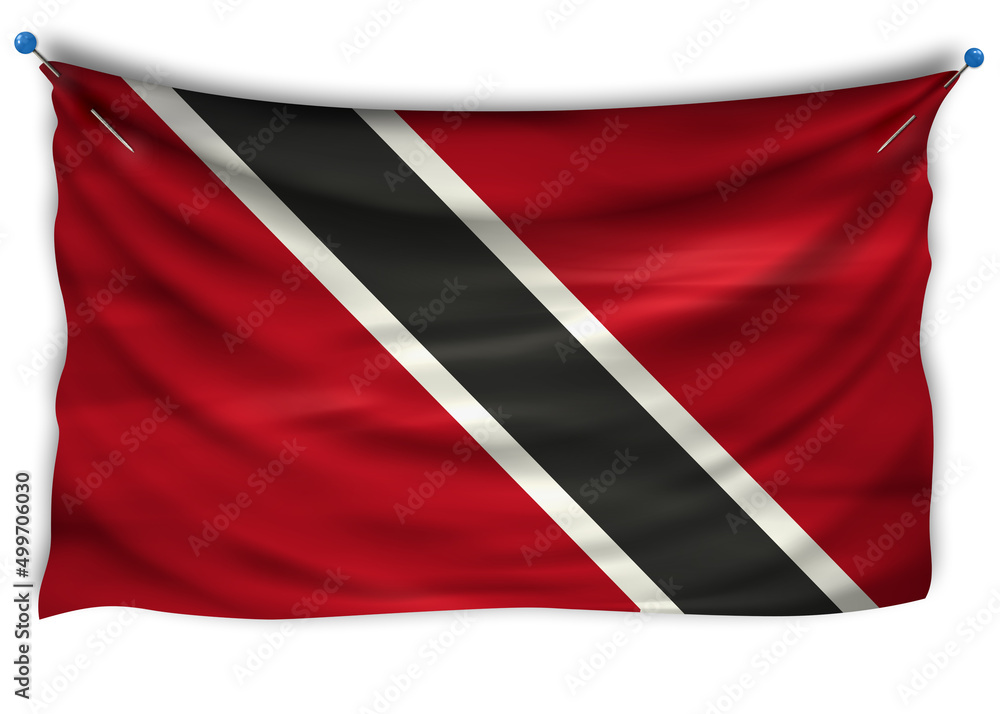 Official flag of Trinidad and Tob. Patriotic symbol, banner, element ...