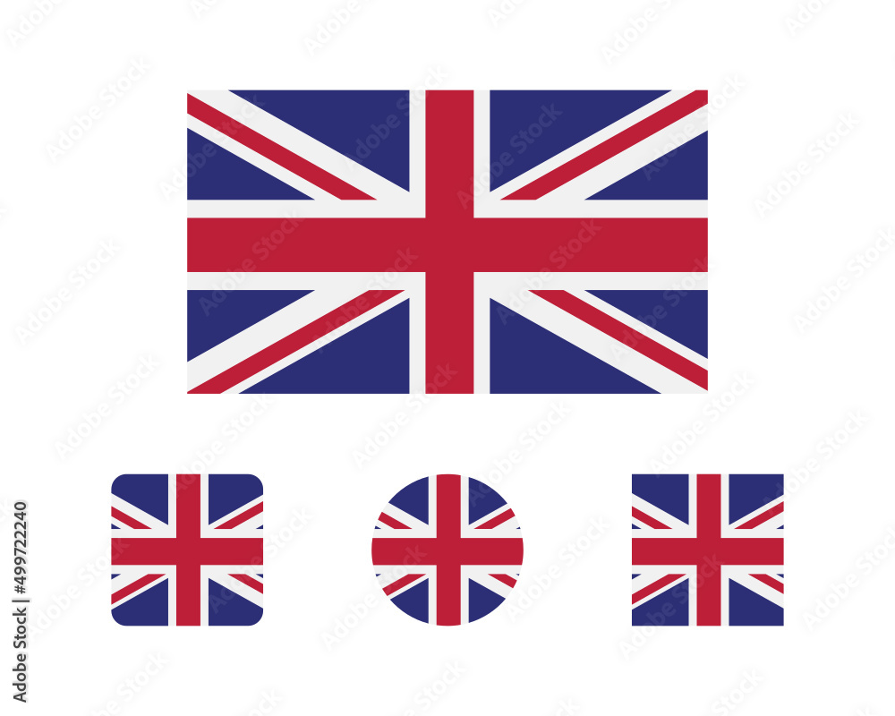 UK flag SVG icon Set. UK flag icon. The United Kingdom Flag Icons ...