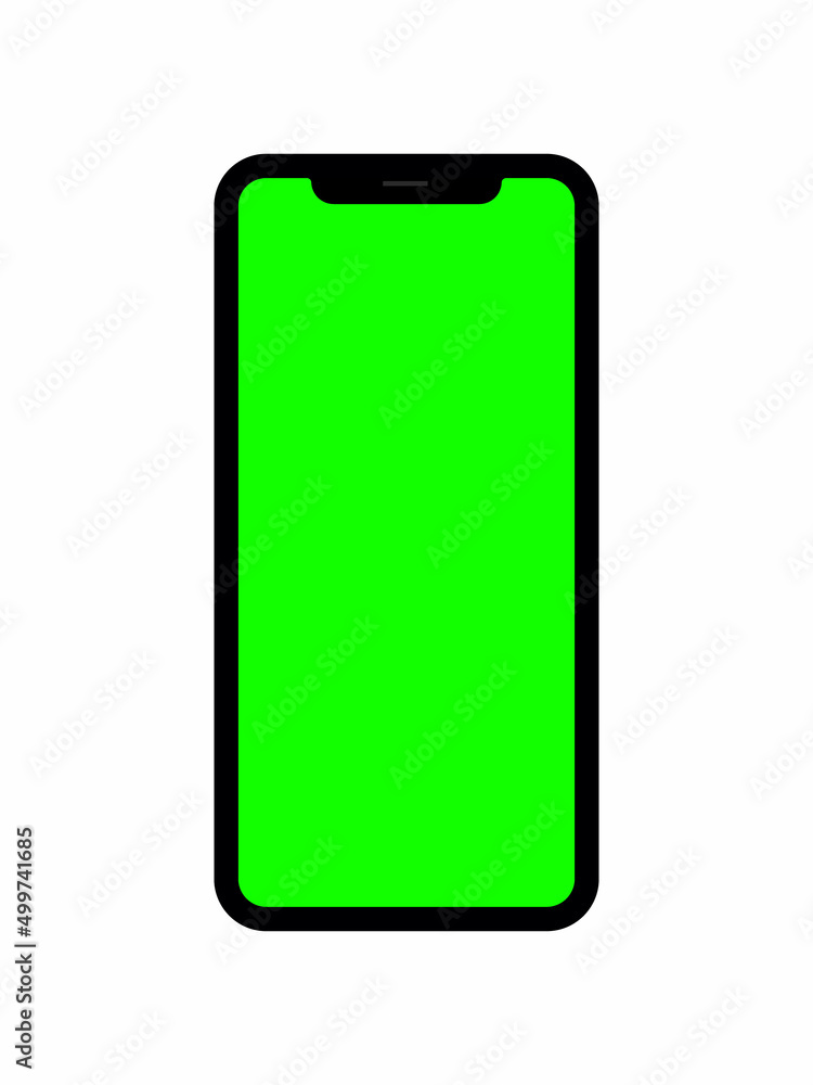 Realistic smartphone clip art mockup. Mobile Device for UI and UX ...