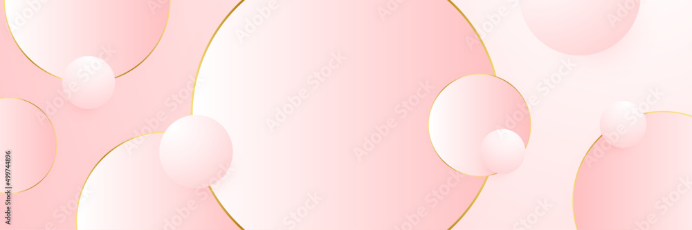 Modern light pink and gold abstract background. Abstract geometric ...