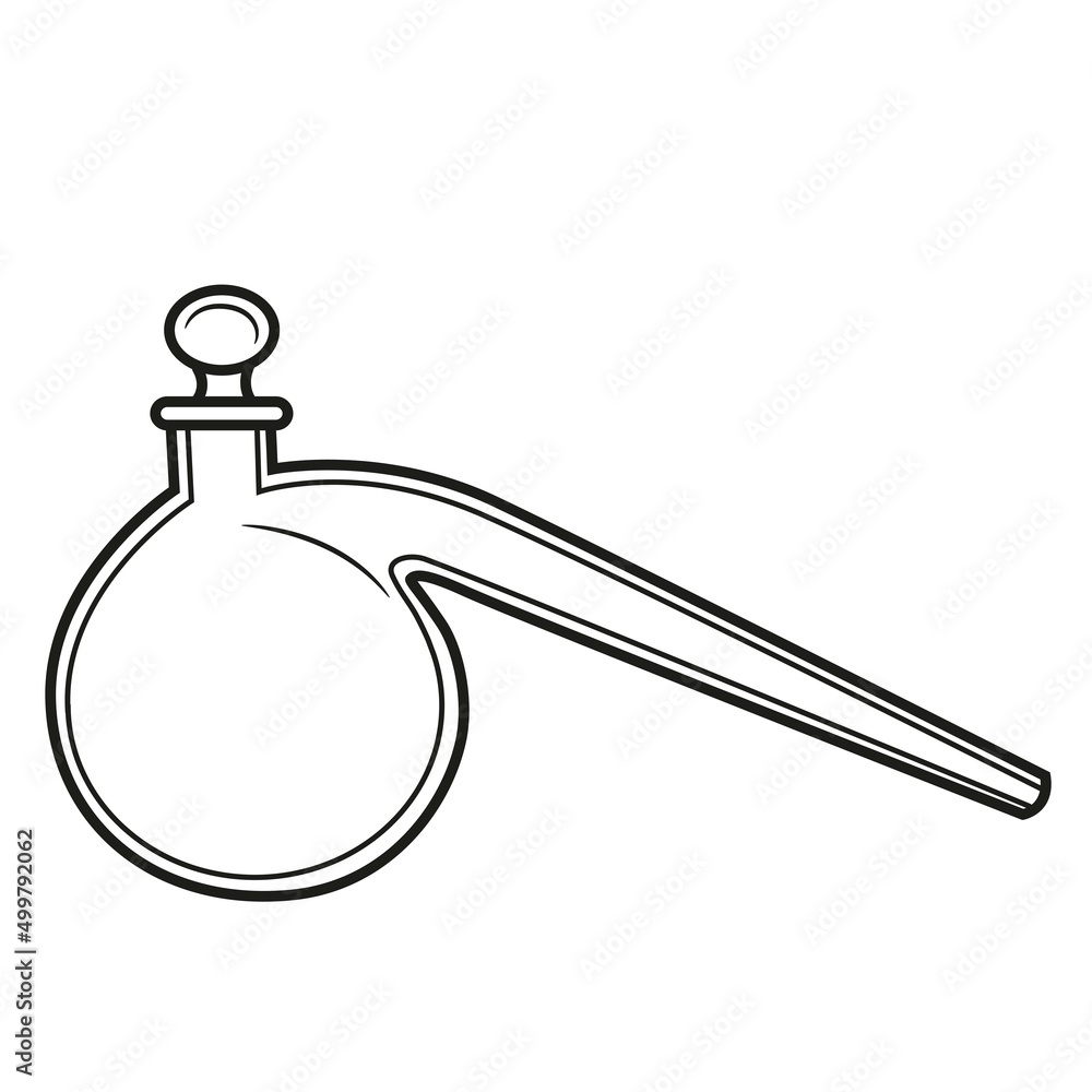 Chemical equipment glass Retort for distillation or for simulating ...