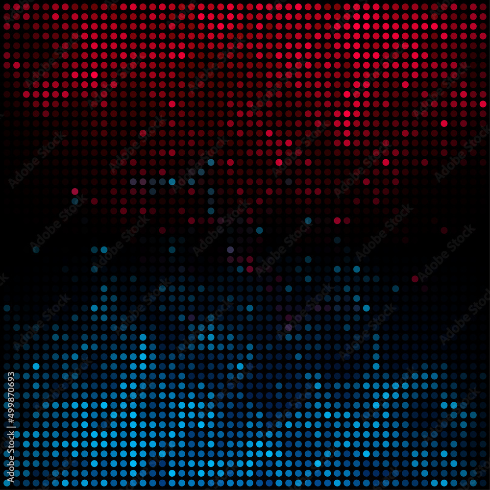 Led screen. Dot RGB Background television. Vector stock illustration ...