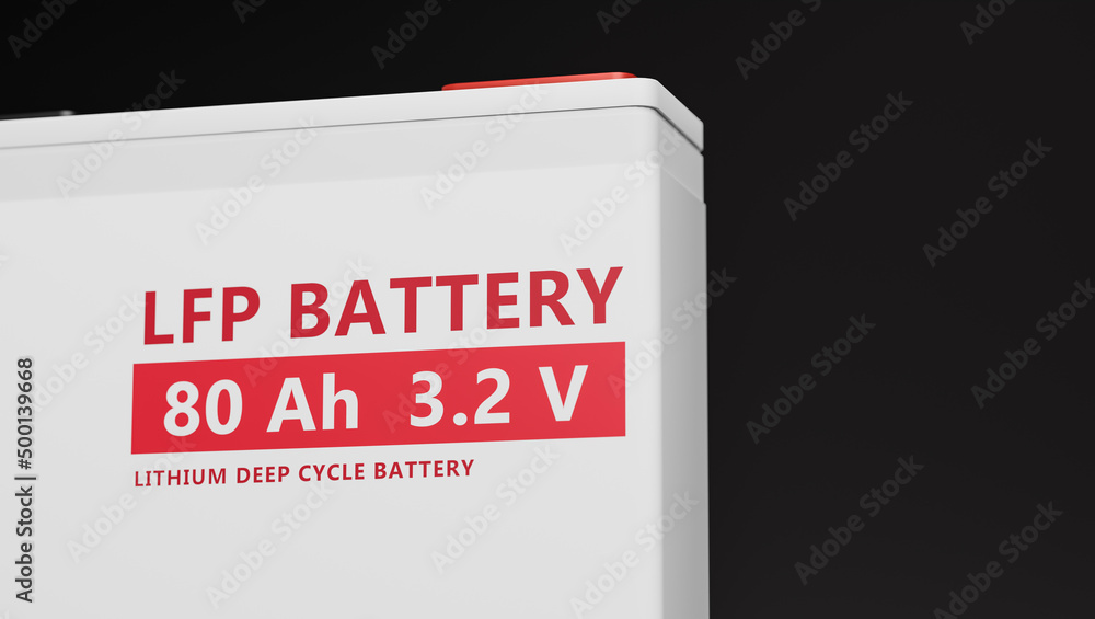 LFP (Lithium Iron Phosphate) battery cell, prismatic pack Li-Ion ...
