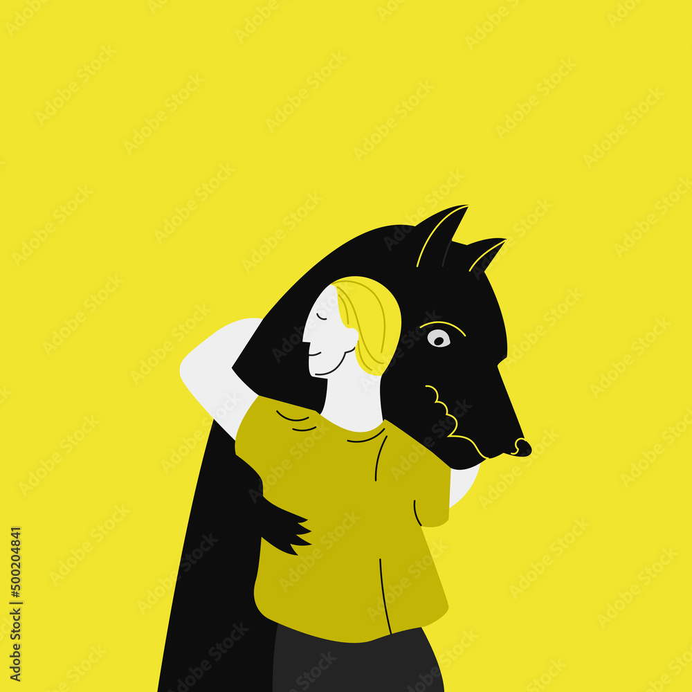 Psychological problem poster design. Fear of your inner monsters. The ...