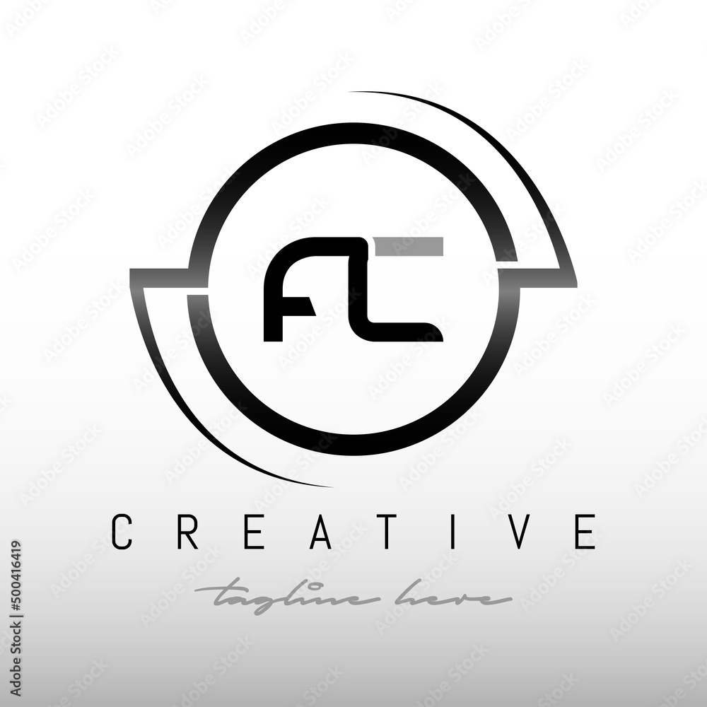 Initial Letter AC Logo With Creative Modern Business Typography Vector ...