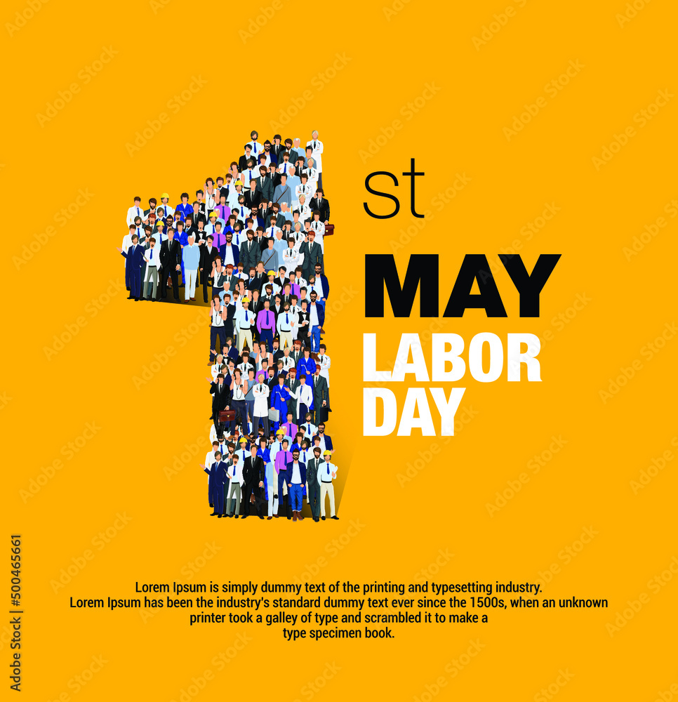 May 1st International Labor Day Stock Vector | Adobe Stock