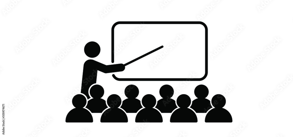 Image vectorielle Stock Cartoon stickman business or teacher ...