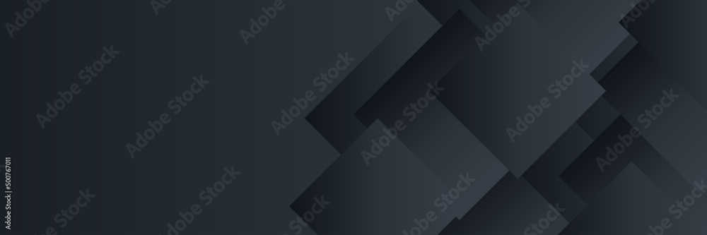 black abstract vector banners design. web banner template. modern ...