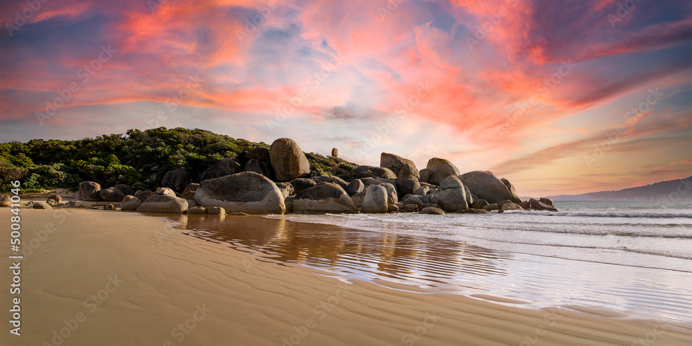 Whiskey Bay, Wilsons Promontory National Park, Victoria, Australia の ...
