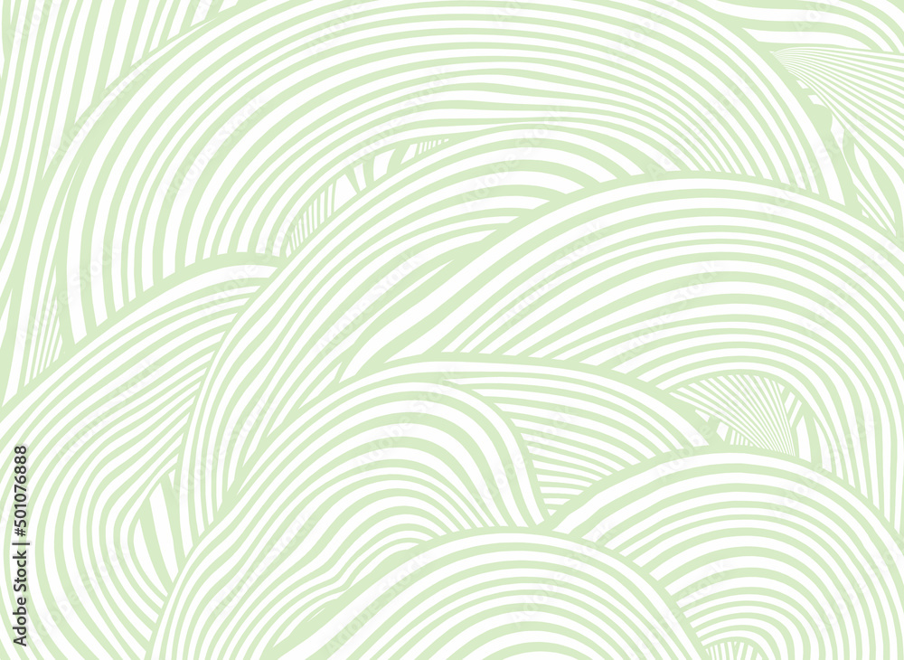wavy doodle vector illustration background Stock Vector | Adobe Stock